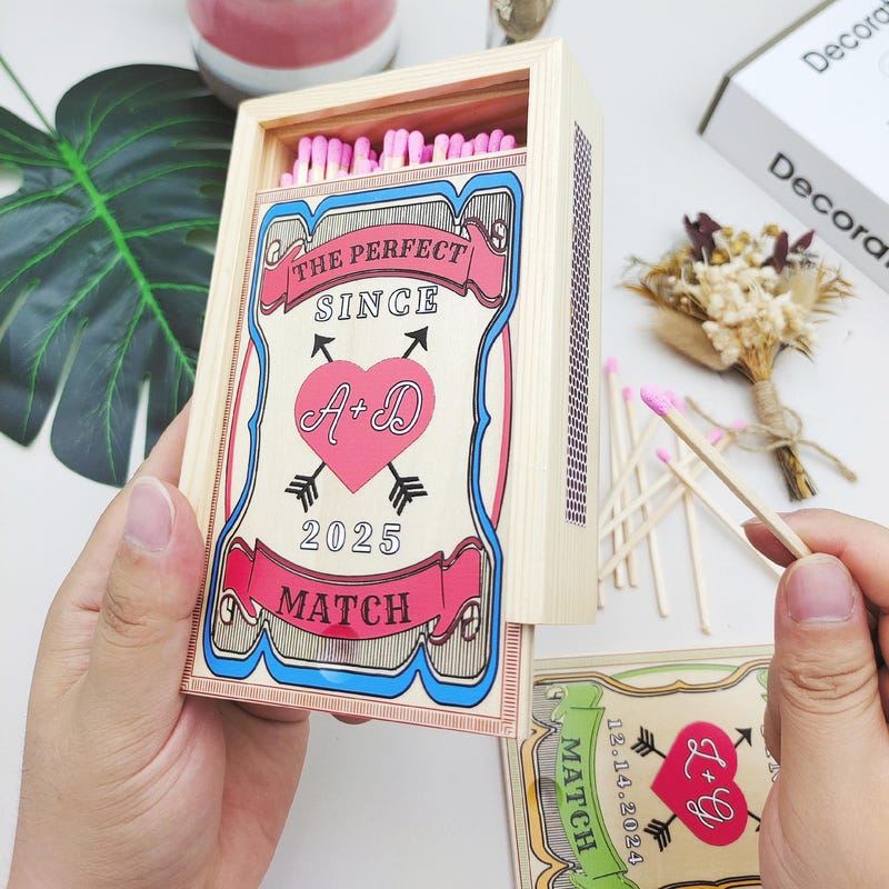 Match Box Wedding Favors - Etsy