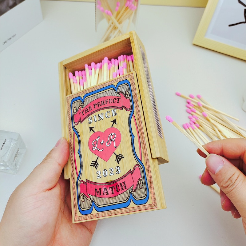Wooden Matchbox - Etsy