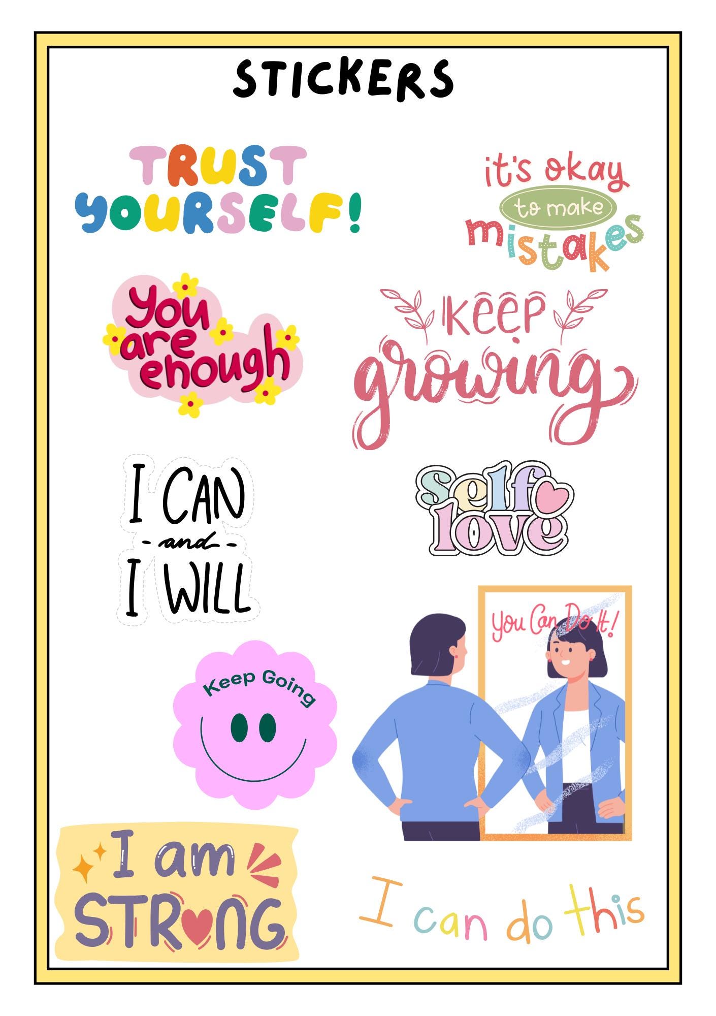 Affirmations Coloring Book for Kids – Positive Self-esteem & Confidence ...