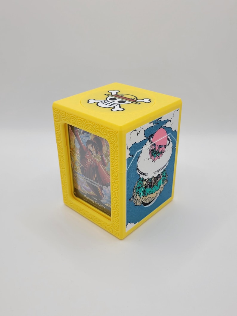 One Piece TCG Deck Box - Egghead Luffy - Etsy