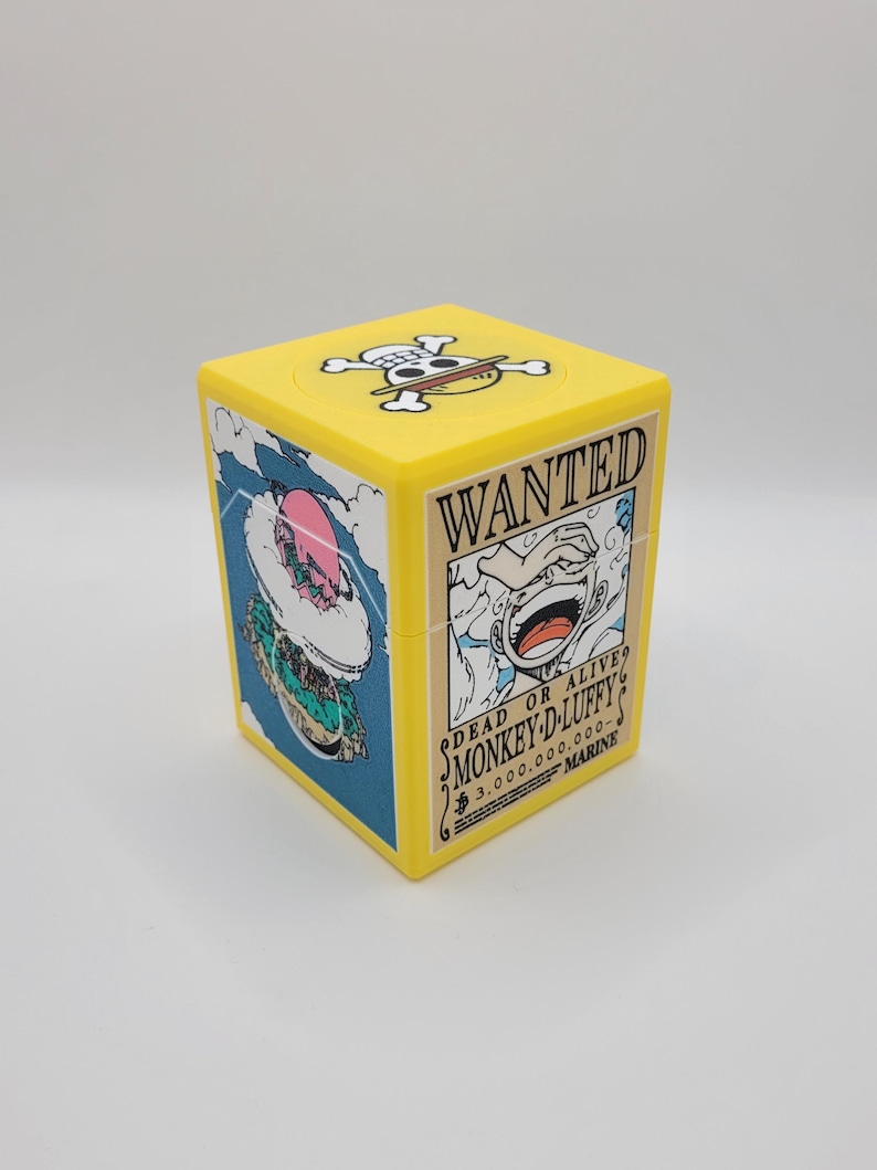 One Piece TCG Deck Box - Egghead Luffy - Etsy