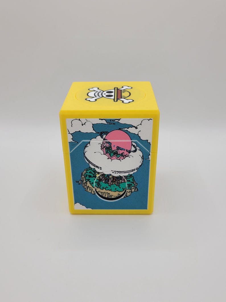 One Piece TCG Deck Box - Egghead Luffy - Etsy