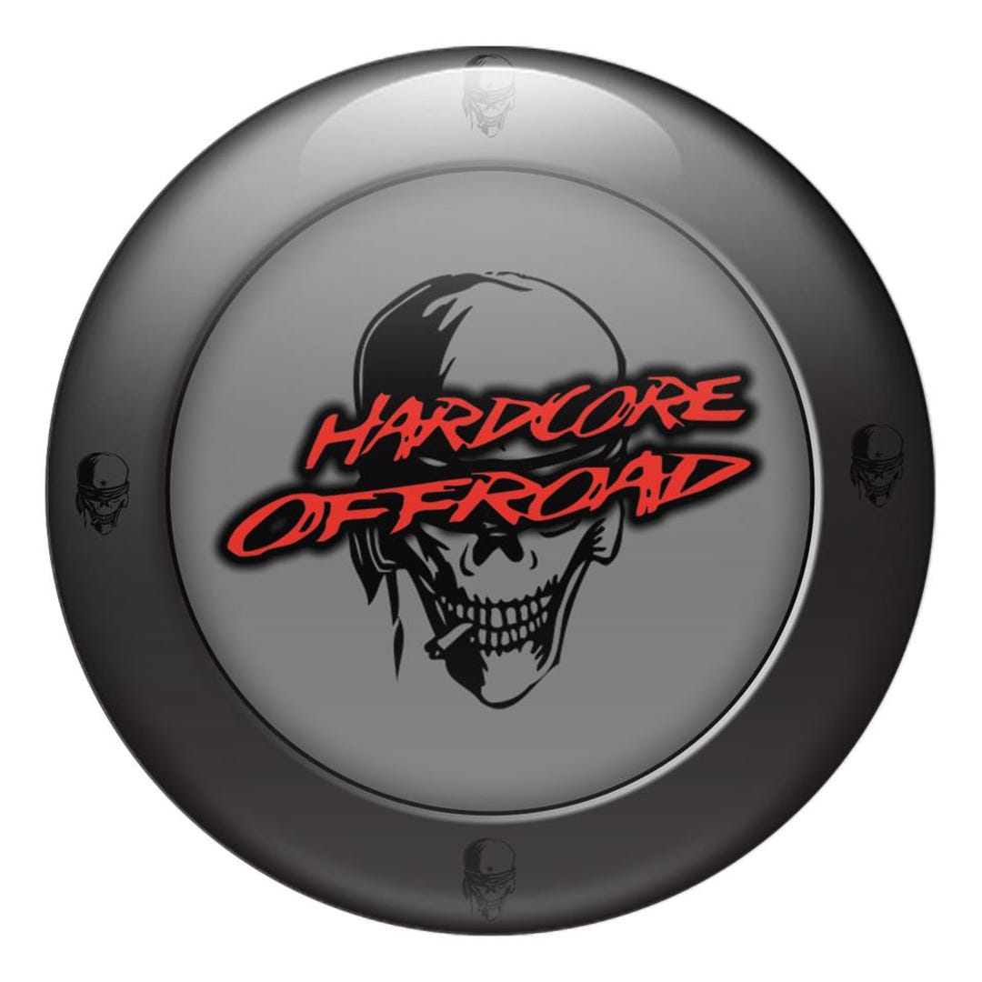 Skull Doomed Badge – 3D Domed Resin Emblem for Wheels & Body ...