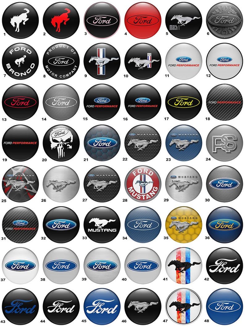 Raptor Wheel Center Cap Sticker Set of 4 - Waterproof 3D Domed Decals ...