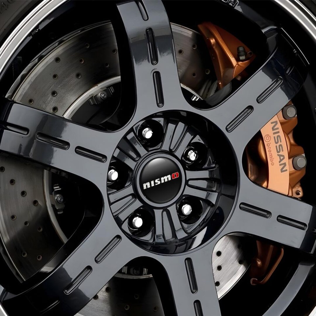 Custom Nismo Wheel Center Hub Cap Decals | 3D Domed Sticker Emblems Set ...