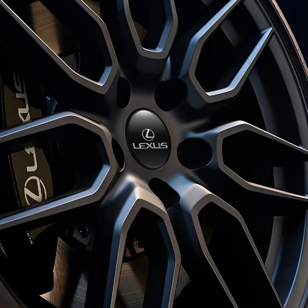 Lexus ES350 Resin Wheel Center Cap Decals 60 Mm 63.5 Mm Epoxy Finish ...