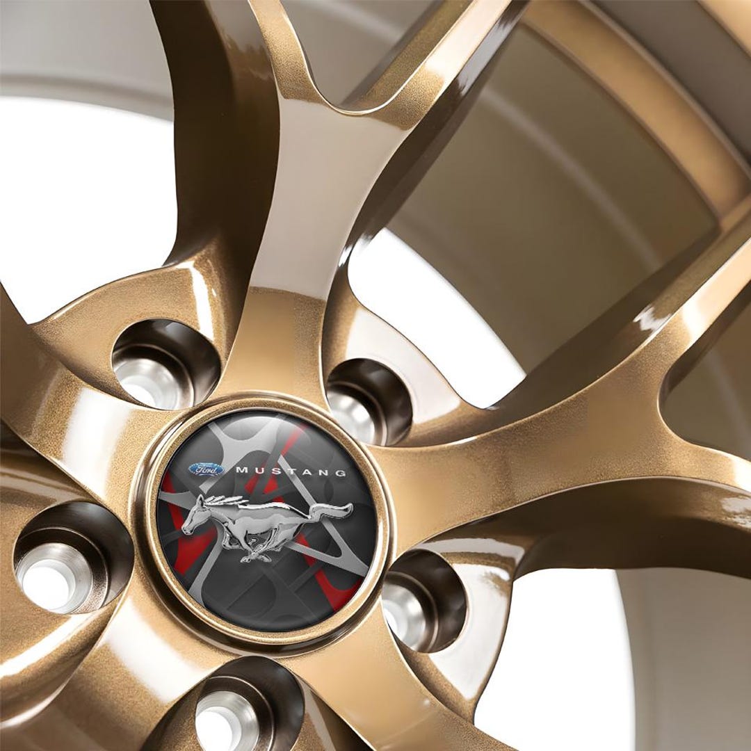 Custom Mustang Wheel Center Cap Decal 60 Mm Abstract-style Finish Set ...