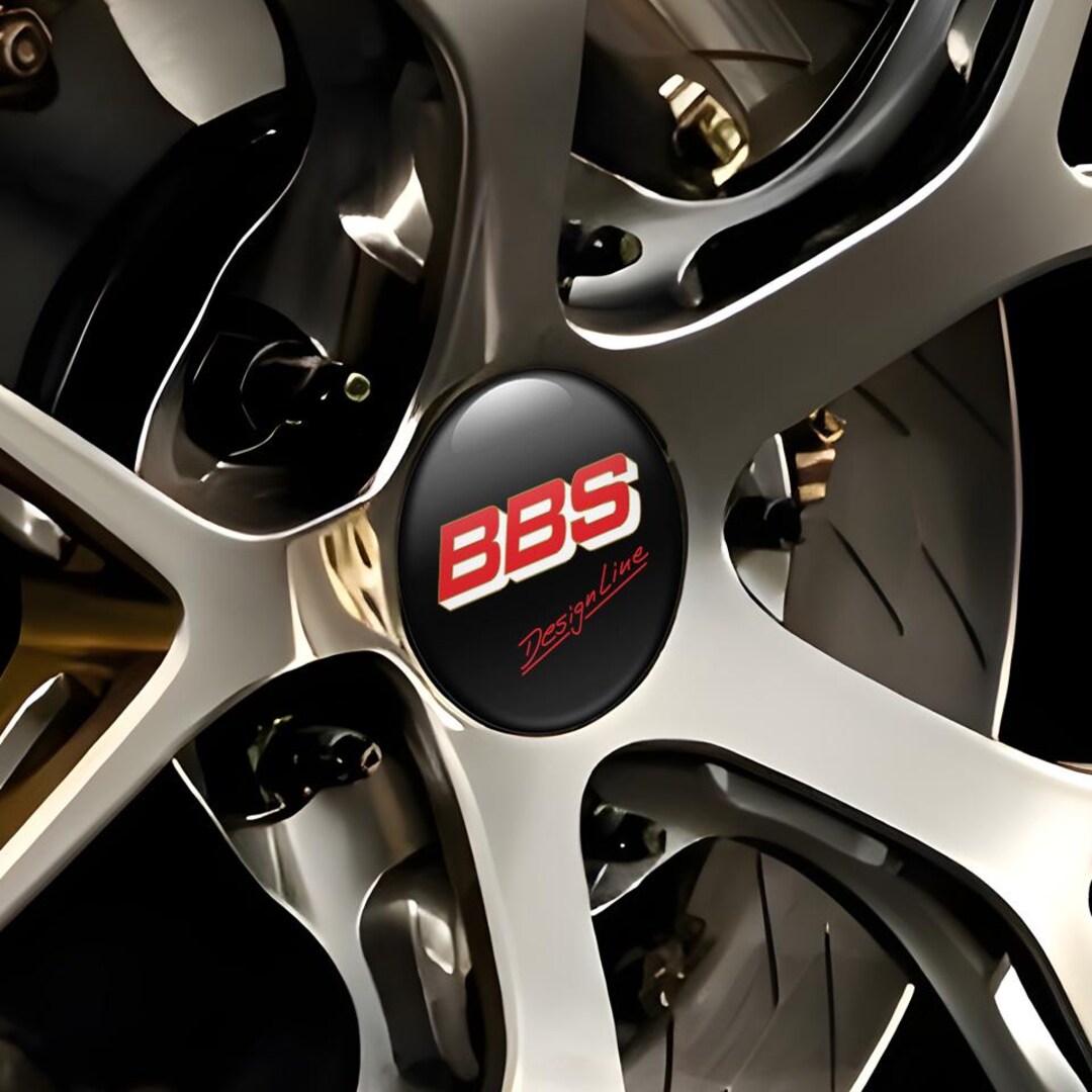 Custom BBS Wheel Cap Stickers | Center Hub Cap Decals Set of 4 ...
