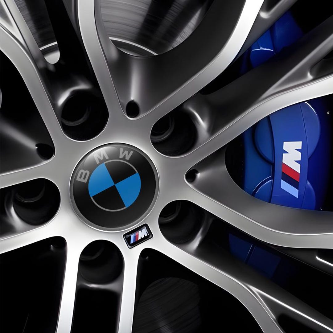 BMW Custom Wheel Center Hub Cap Emblem Stickers L Water and UV ...