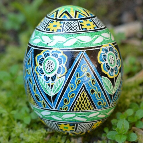 Pysanky Eggs Hand Painted Traditional Easter Pysanka Egg Gift | Etsy