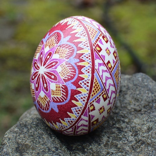 Pysanky Eggs Ukrainian Pysanka Art Egg Hand Painted | Etsy