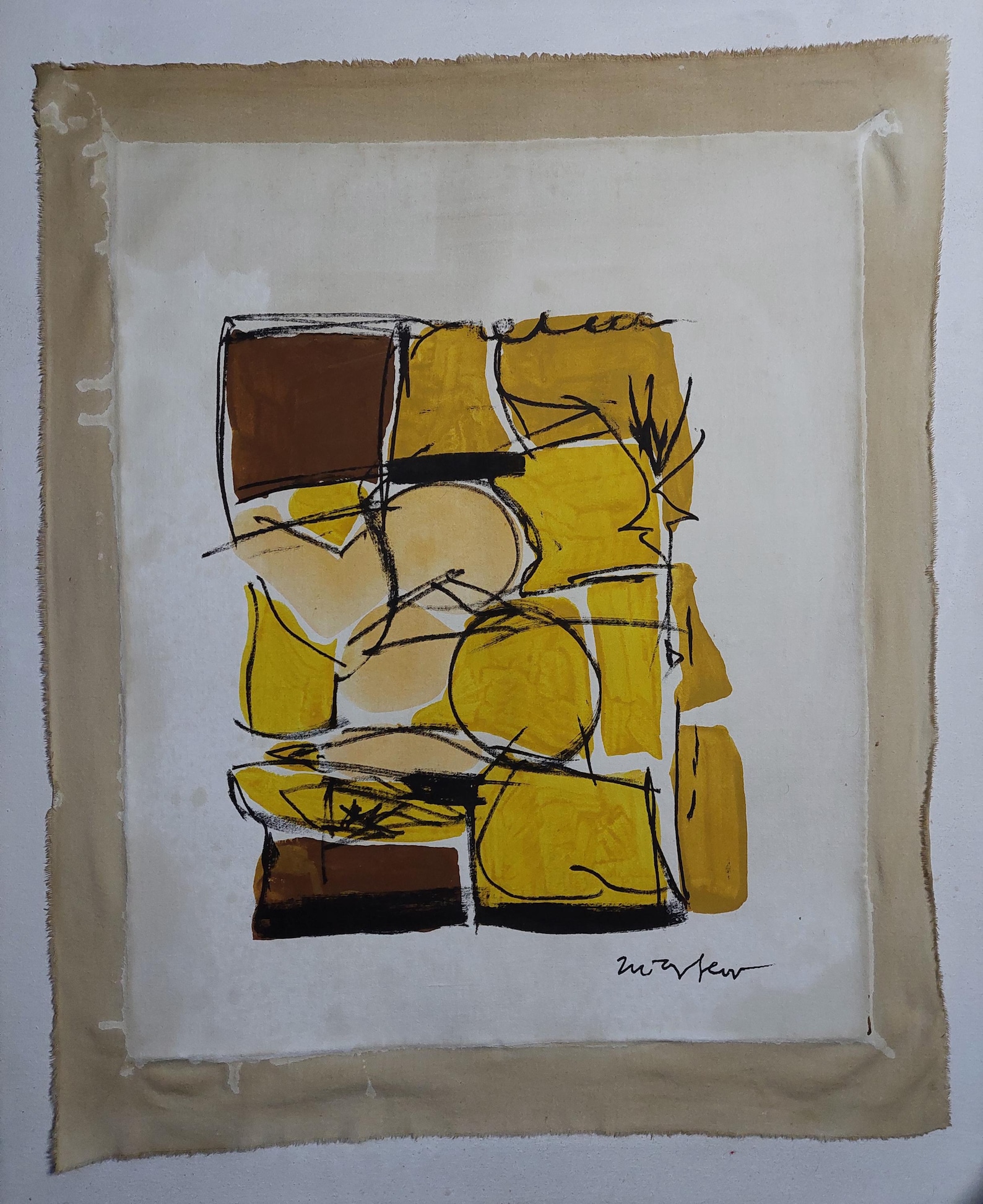 Jack Tworkov Signed Vintage Oil Painting Abstract Expressionism ...