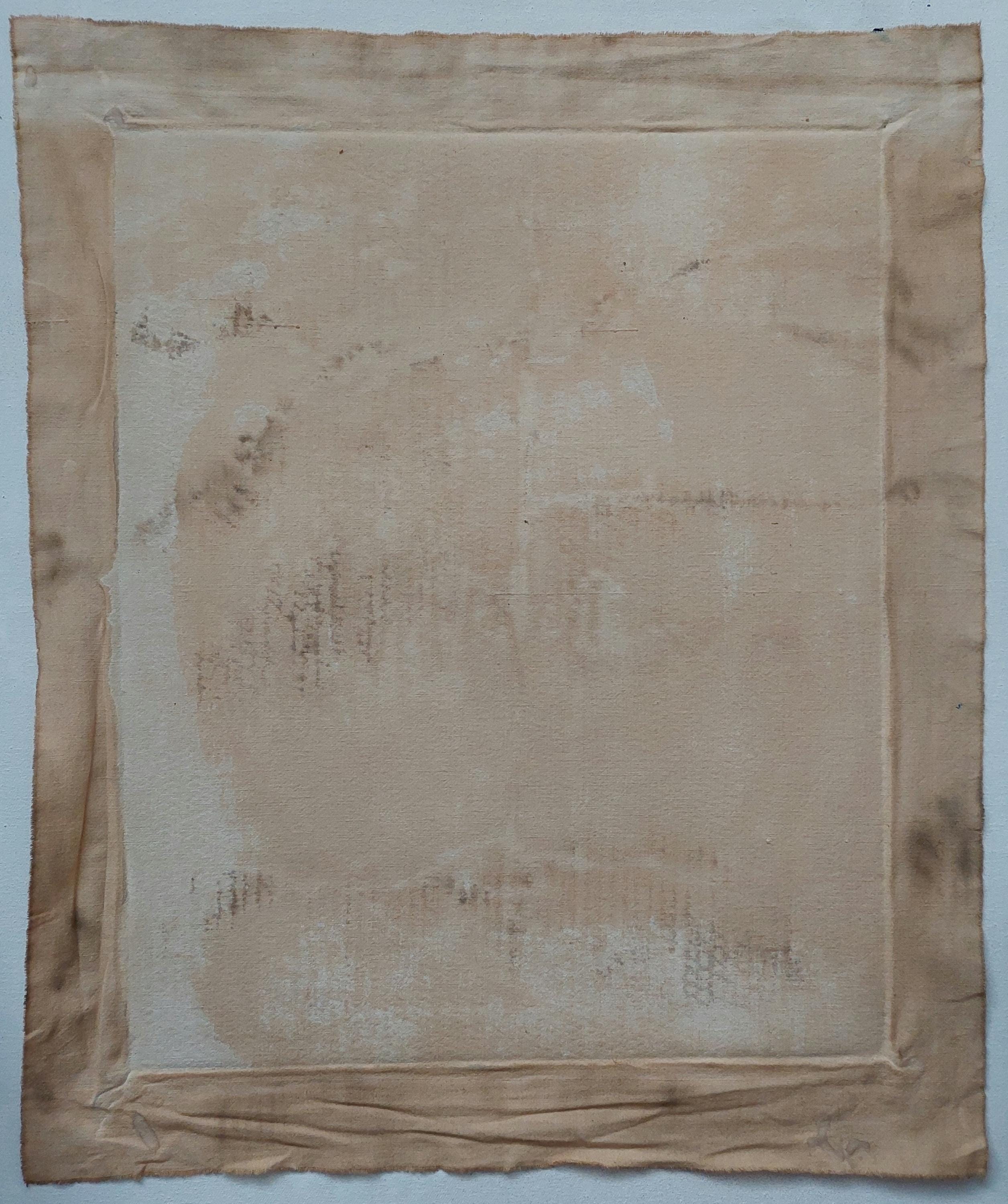 Ellsworth Kelly Signed Abstract Expressionist Oil Painting on Canvas ...