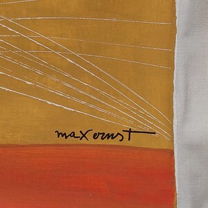 Max Ernst Signed Surrealist Oil Painting on Canvas German Dada Art - Etsy