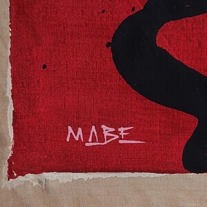 Manabu Mabe Signed Abstract Oil Painting on Canvas - Japanese Brazilian ...