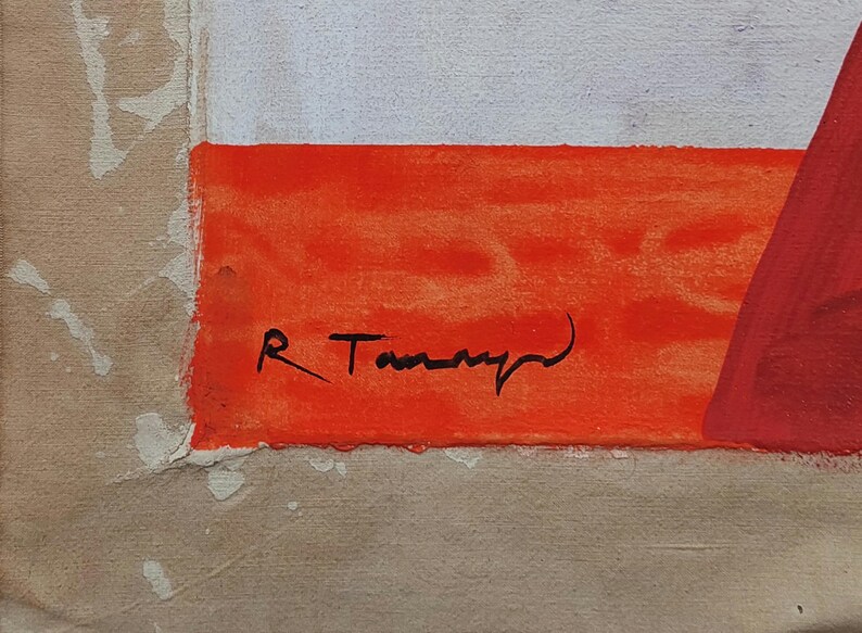 Rufino Tamayo Signed Vintage Oil Painting Mexican Figurative Art - Etsy