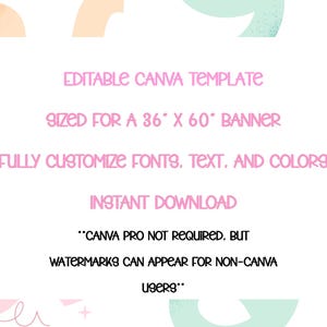Spidey Banner Template | Editable Canva Banner | 36x60 DIY Painted Sign ...