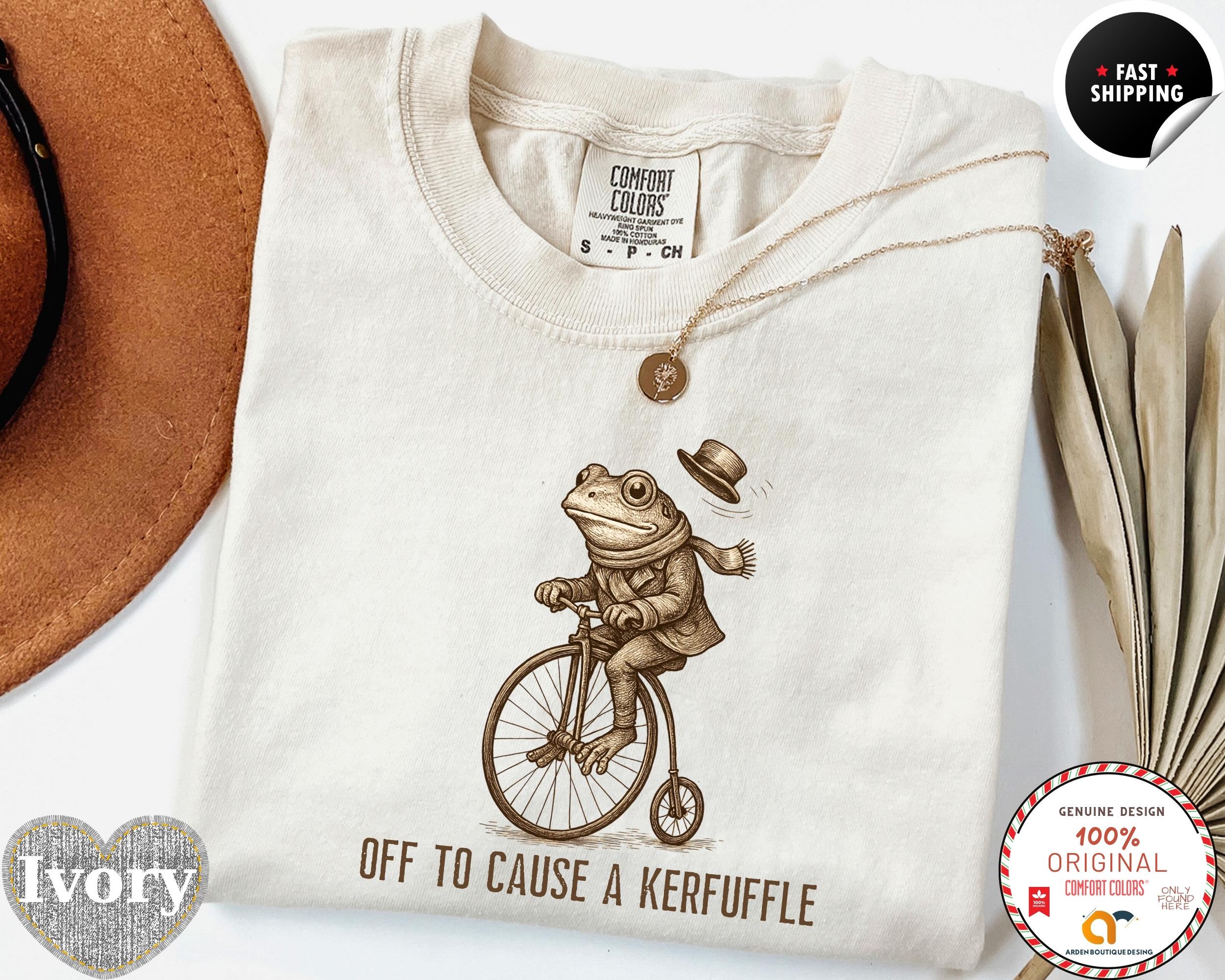 Comfort Colors® off to Cause a Kerfuffle Frog Tshirt, Sarcastic Shirts ...