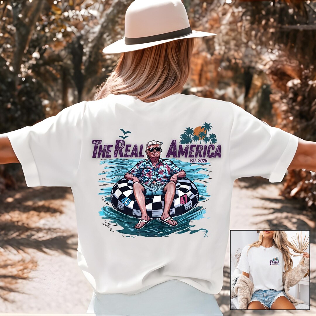 Trump the Real America Shirt, Trump Chillin' at the Real America Shirt ...