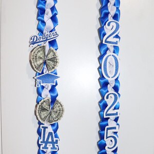 Dodger Graduation Custom Ribbon Lei 2025 - Etsy