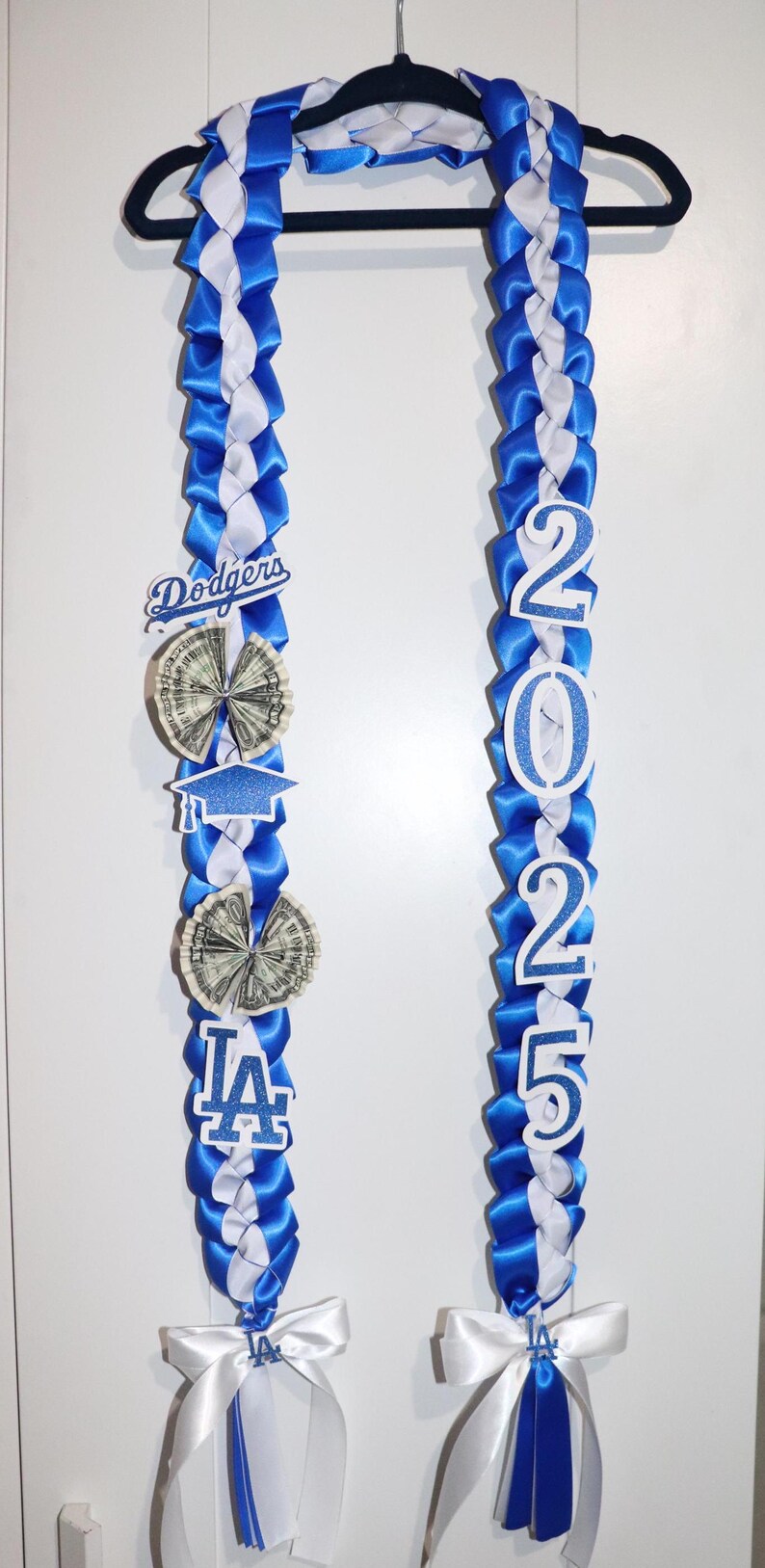 Dodger Graduation Custom Ribbon Lei 2025 - Etsy