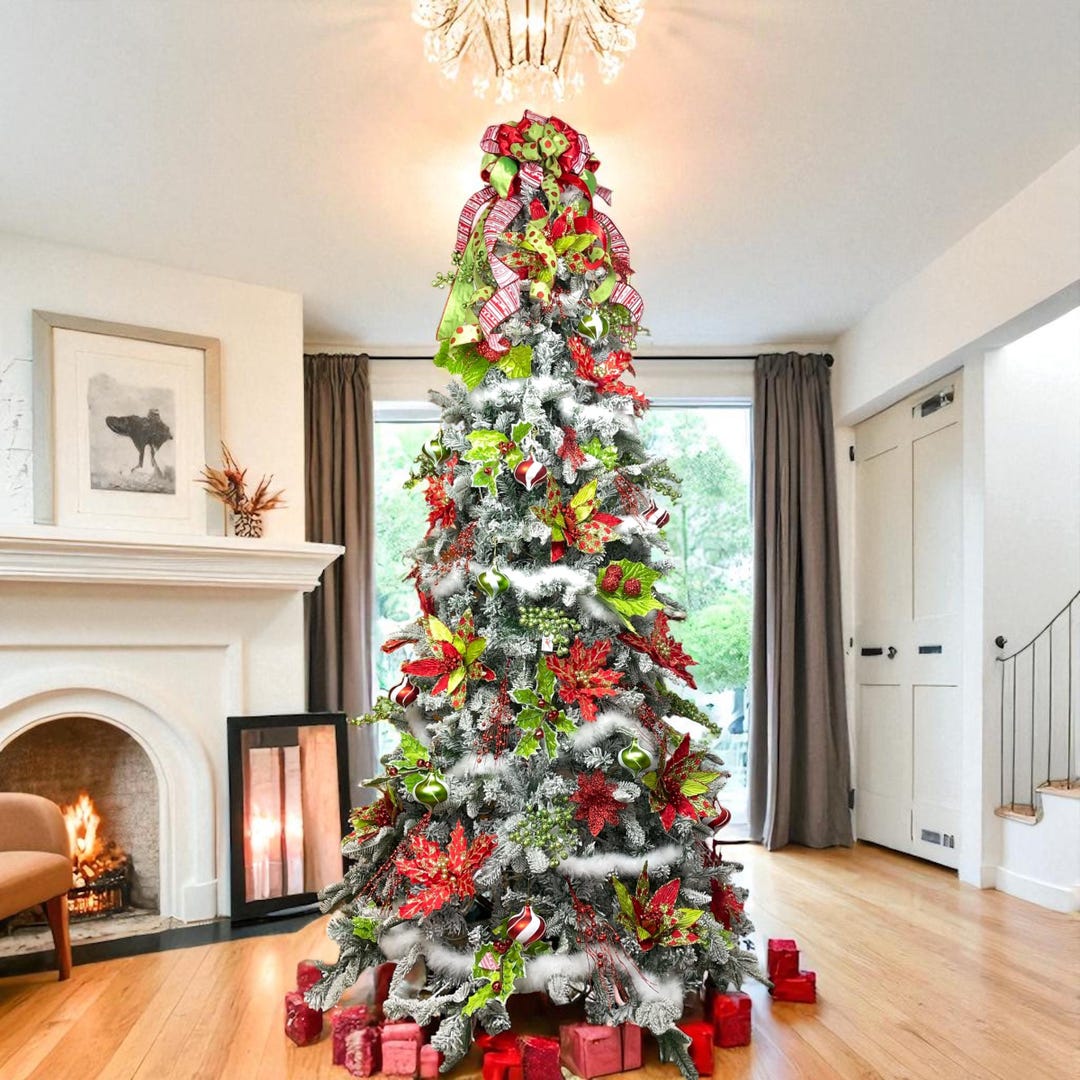 Christmas Tree Kit – “holly Jolly” - the Ribbon-free Easy Tree! - Etsy