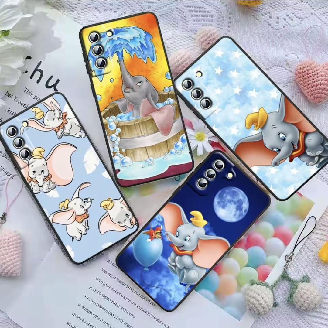 Dumbo Cute Cartoon Phone Case for Samsung S24 S23 S22 S21 S20 FE S10 ...