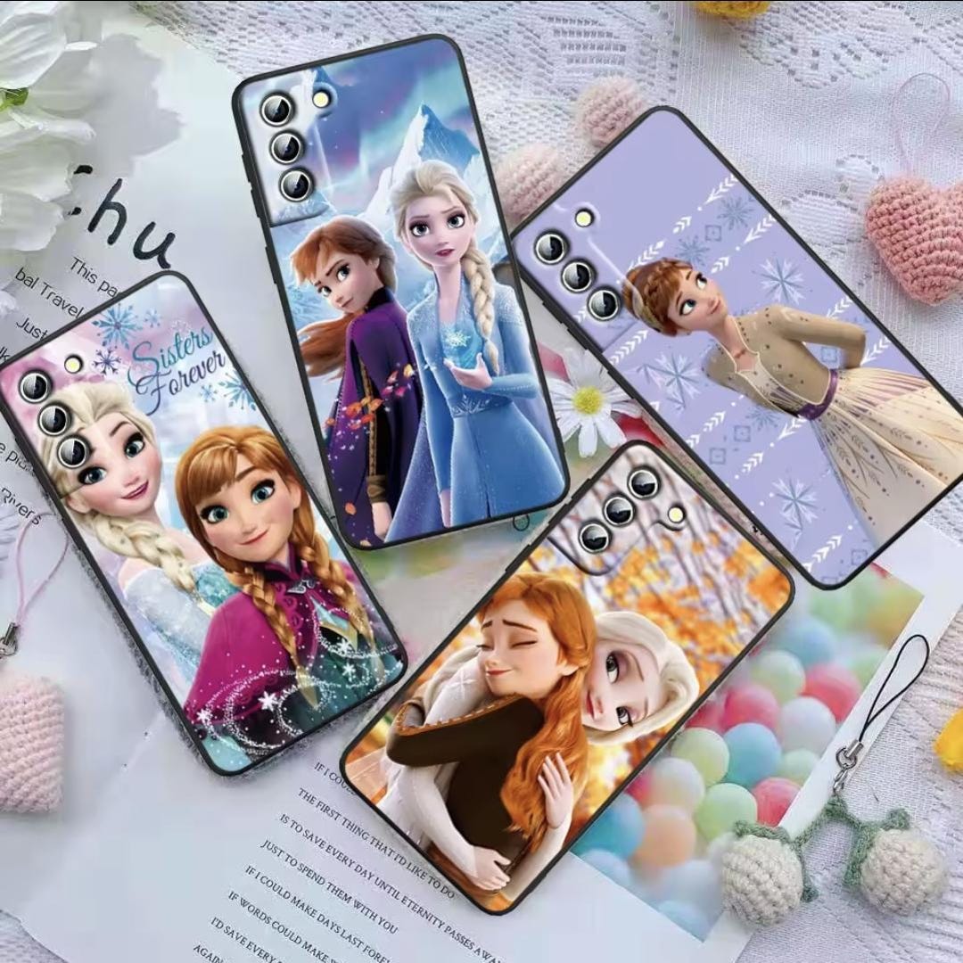 Princess Aisha Anna Elsa Frozen Phone Case for Samsung S24 S23 S22 S21 ...