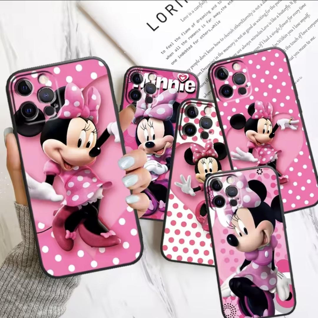 Minnie Mickey Mouse Cute Apple iPhone Case for 15 14 13 12 11 Mini XS ...