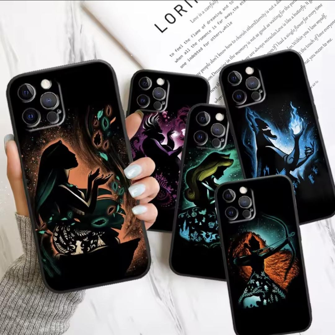 Villain Princess Style Apple iPhone Case for 15 14 13 12 11 Mini XS XR ...