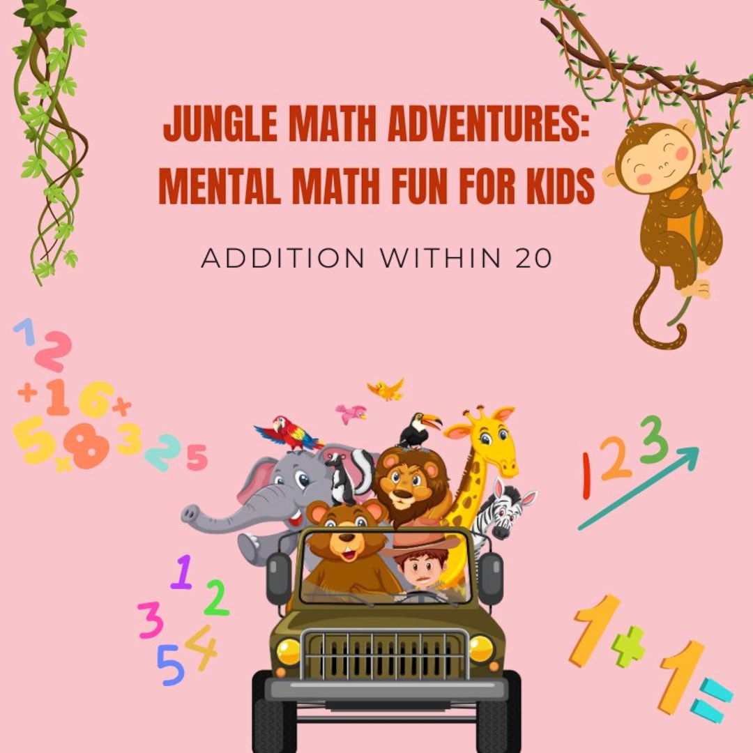 Addition Worksheets for Kids | Mental Math Practice to 10 & 20, Number ...