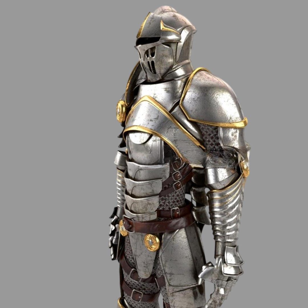 Medieval German Gothic Plate Armor | Knight Full Body Armor Suit | 1400 ...