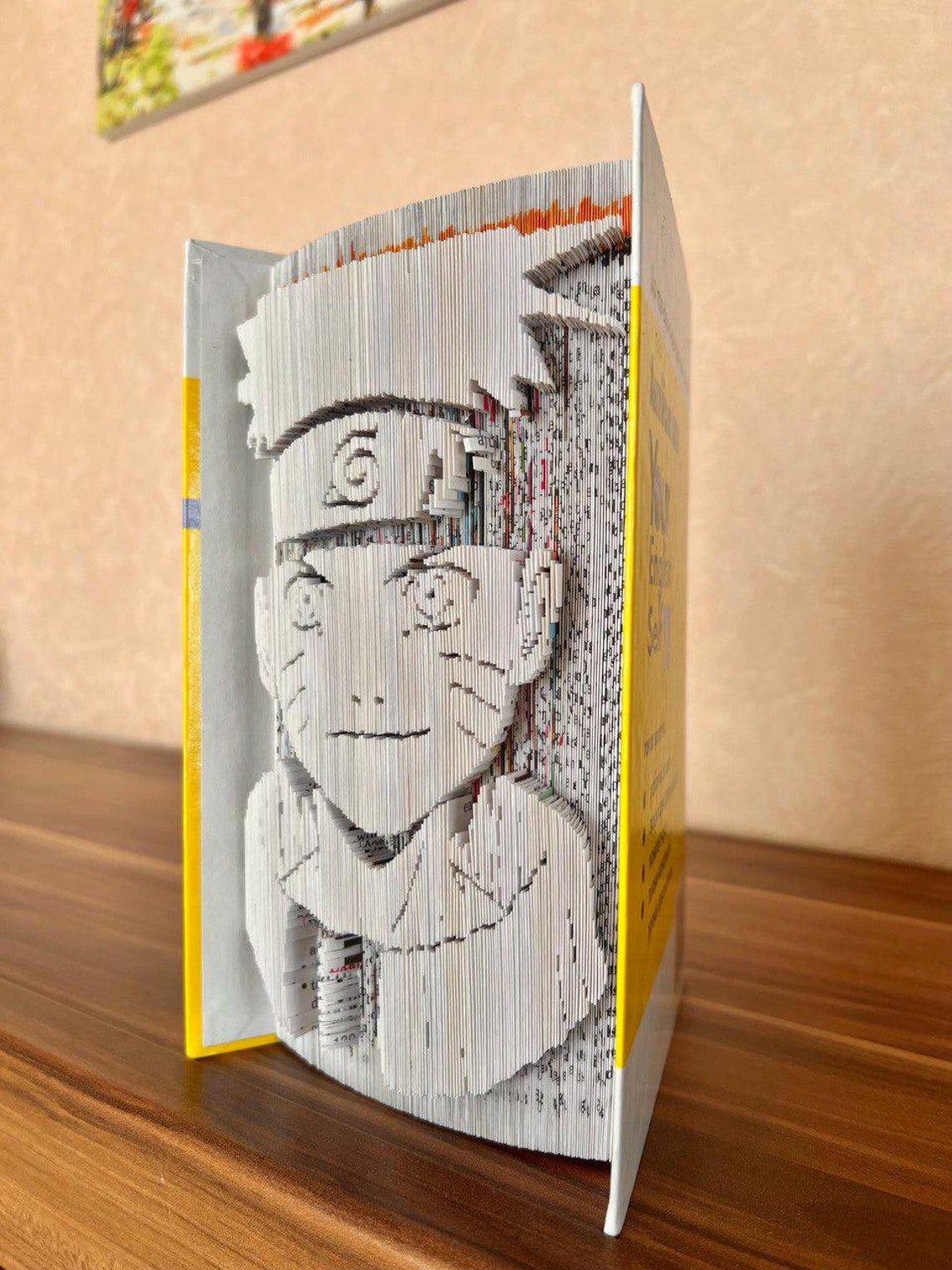 Naruto - Book Folding Pattern "cut and Fold". PDF Digital Download ...