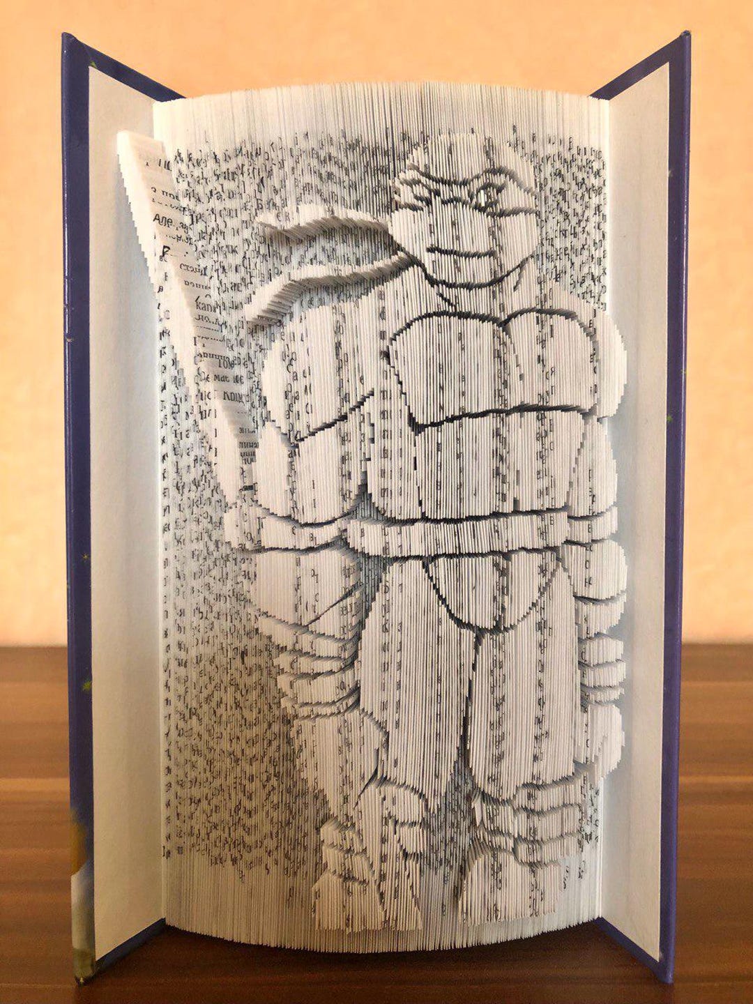 Donatello - Book Folding Pattern "cut and Fold". PDF Digital Download ...