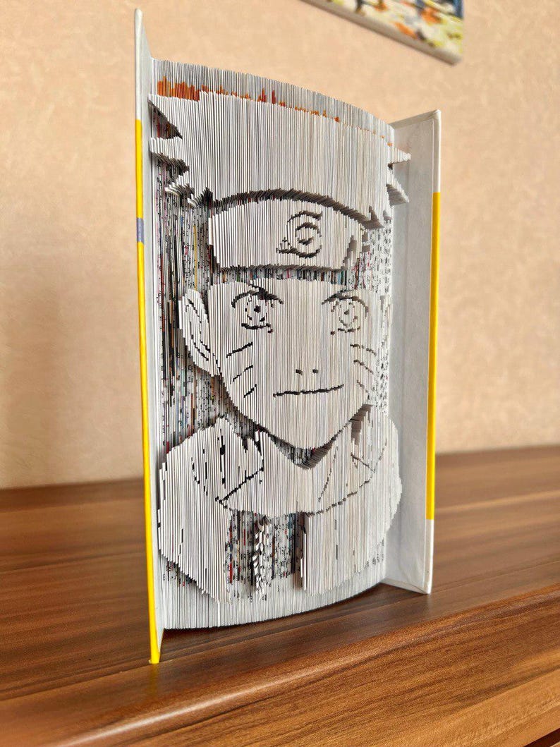 Naruto - Book Folding Pattern "cut and Fold". PDF Digital Download ...