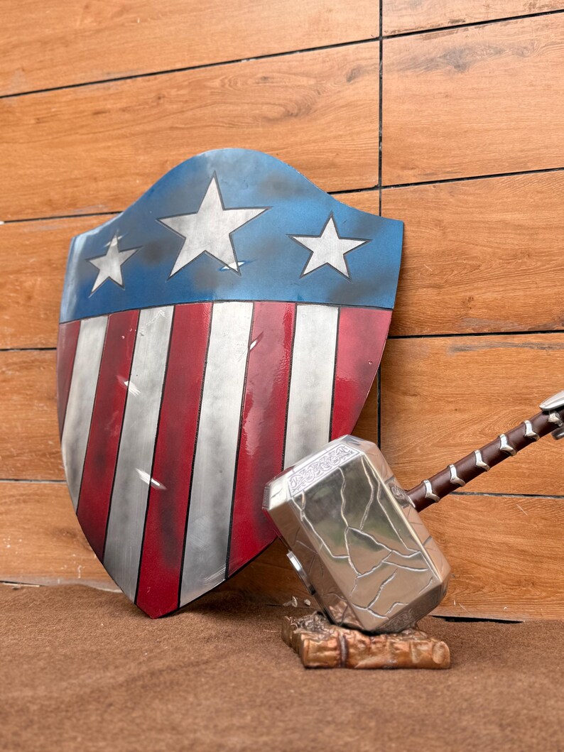 Damage Avenger Shield and Thor Hammer Set | Aluminum Replica - Etsy