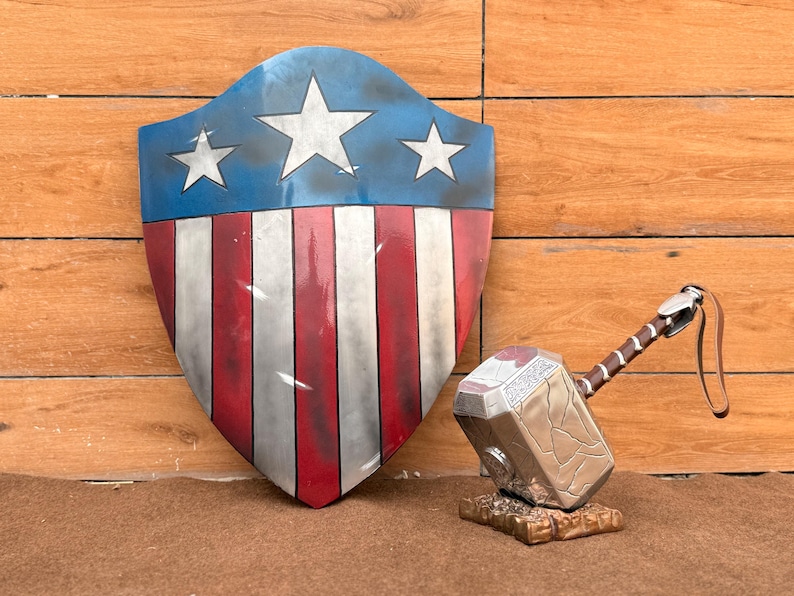 Damage Avenger Shield and Thor Hammer Set | Aluminum Replica - Etsy