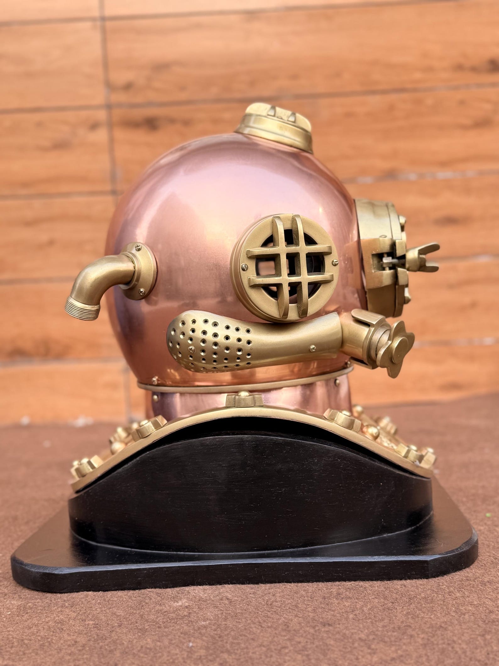 Vintage Copper Finish Diving Helmet | Maritime Decor Replica - Etsy