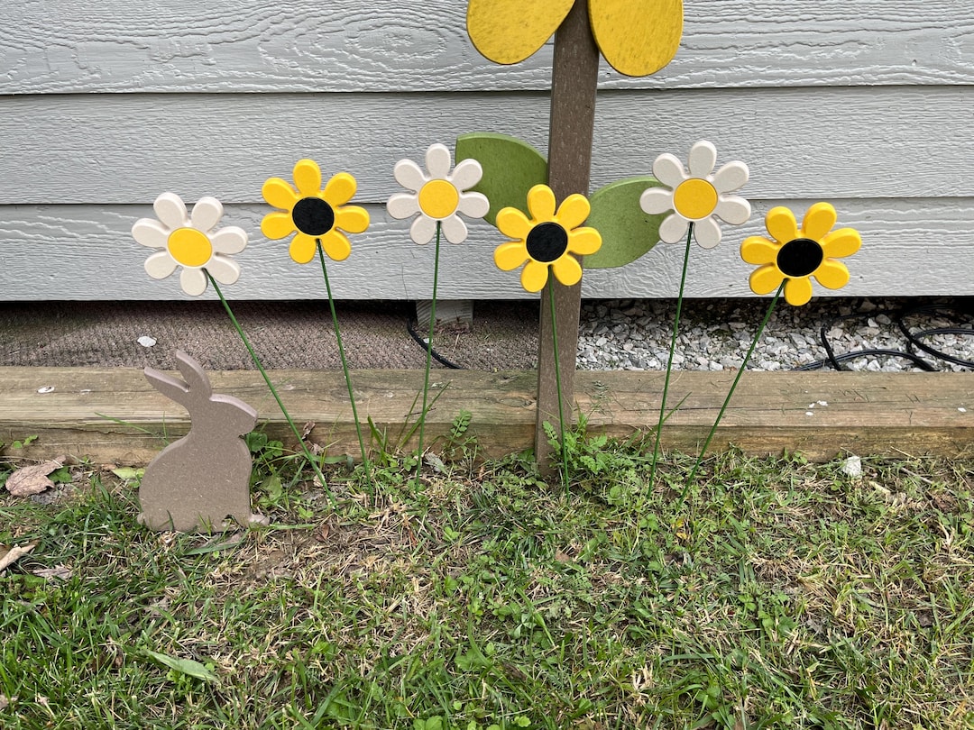 Mini Poly Yard Flowers Outdoor Garden Decorating. Wall Decor - Etsy