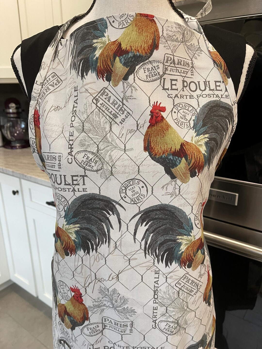 Homemade Apron-roosters-farm-chickens-homestead-gift-cooking & Baking ...