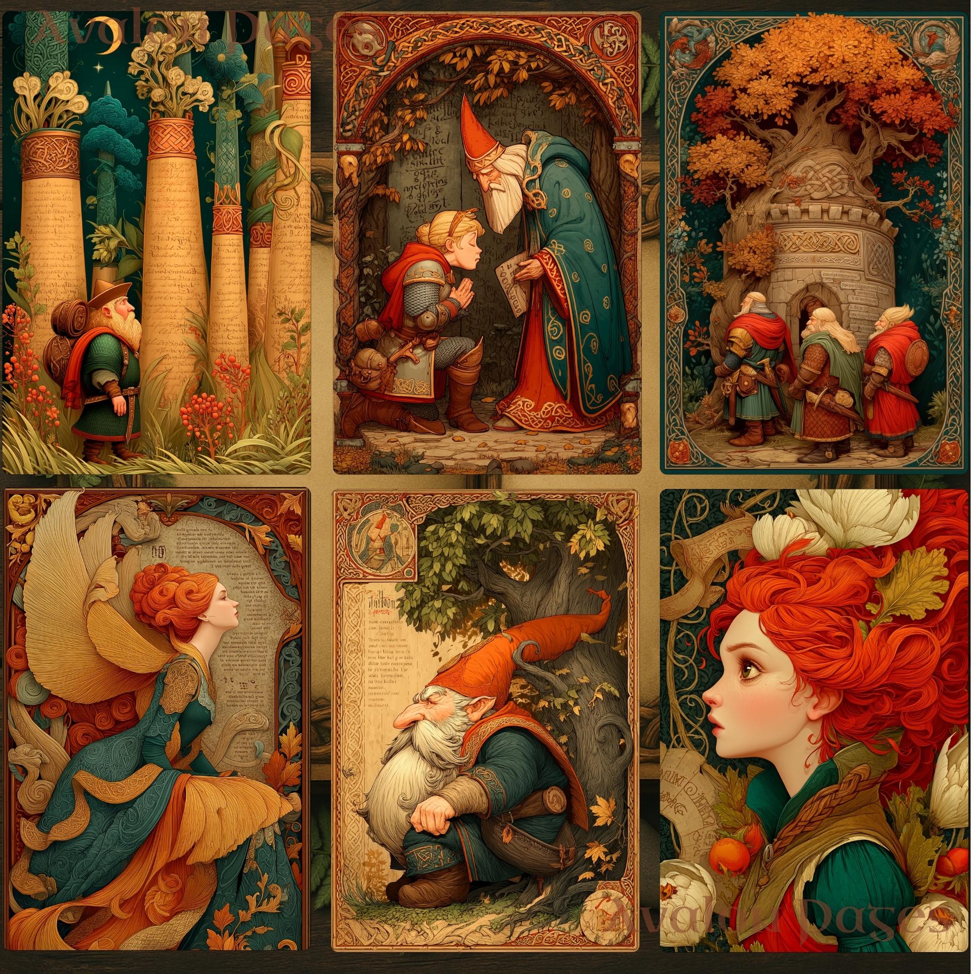 Grand Fairytale Pages, Junk Journal, Fantasy, Digital Paper, Scrapbook ...