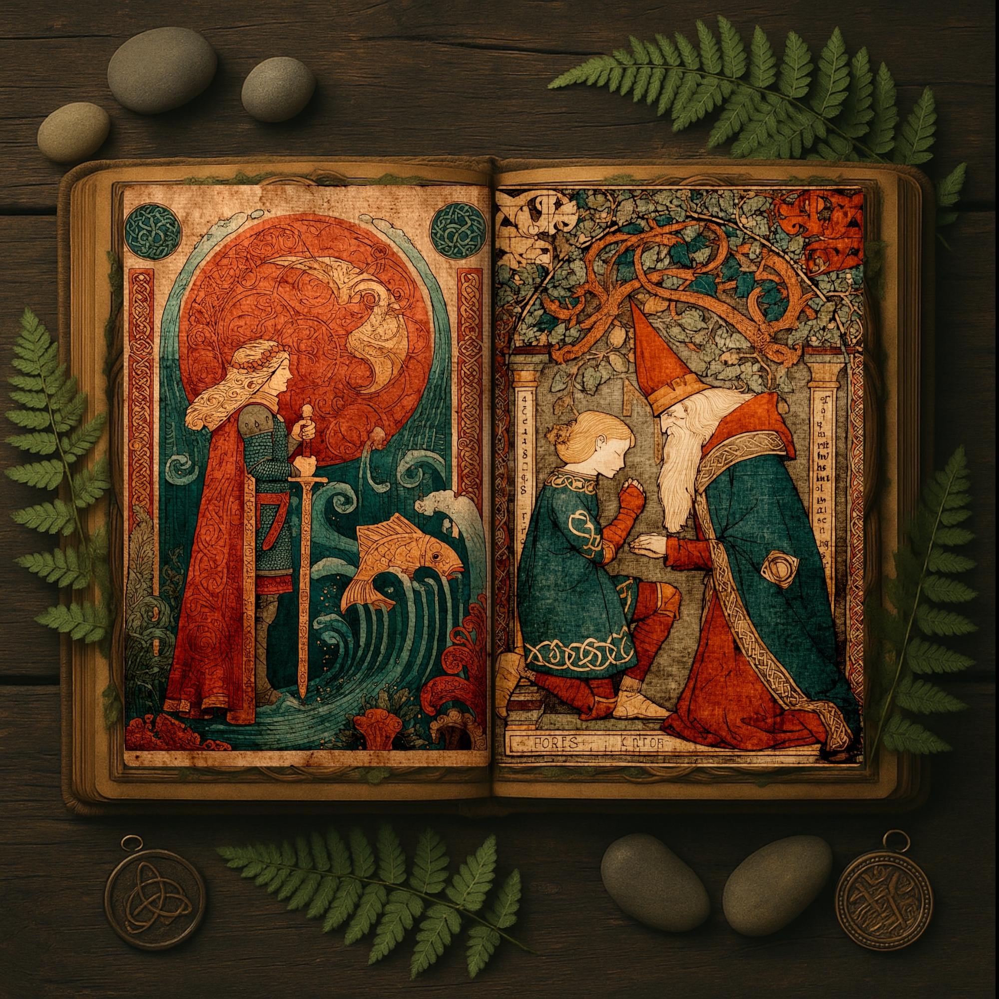 Ancient Camelot Codex Pages, Junk Journal, Fantasy, Digital Paper ...
