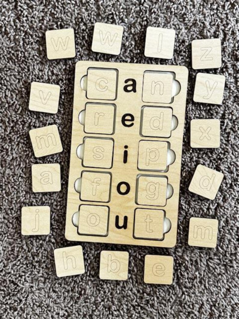 AEIOU Fry Word Practice Board - Etsy