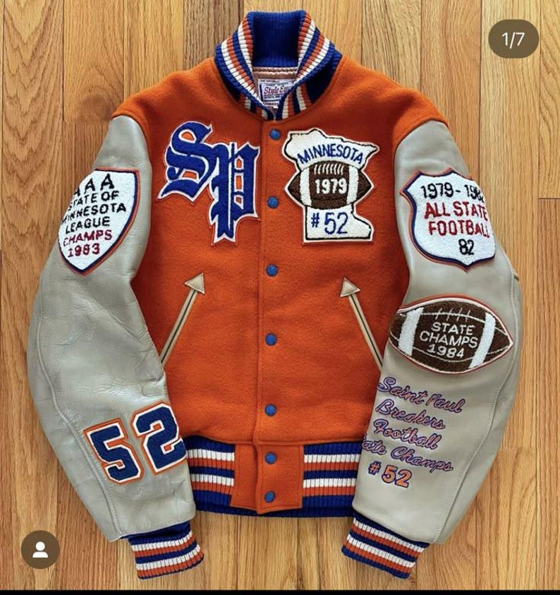Custom Varsity Jacket Personalized Chenille Embroidery Letterman Jacket ...