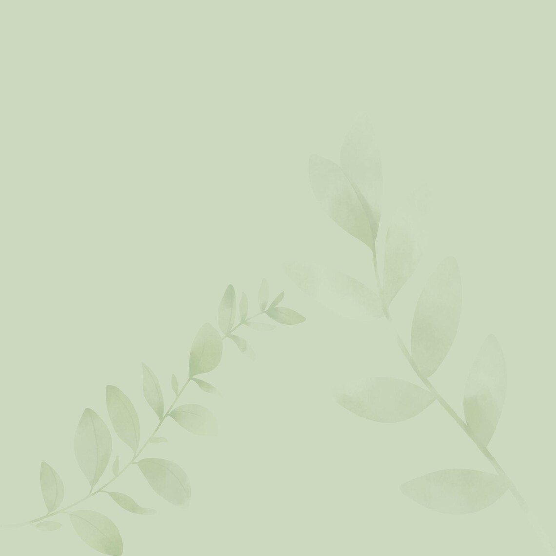 Watercolor Leaves Scrapbook Paper - 12X12 Digital Scrapbooking ...