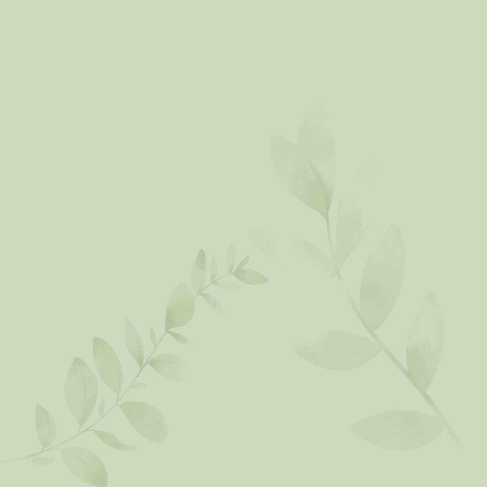 Watercolor Leaves Scrapbook Paper - 12X12 Digital Scrapbooking ...