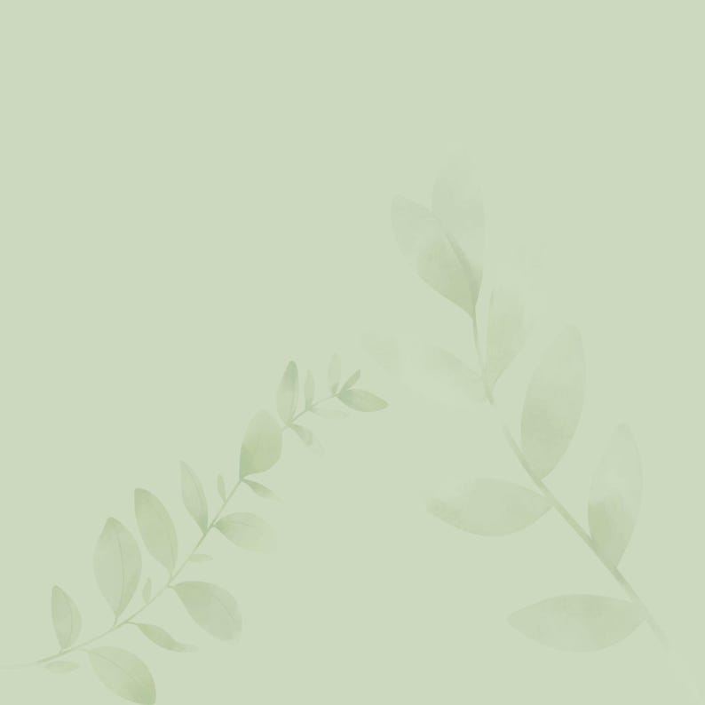 Watercolor Leaves Scrapbook Paper - 12X12 Digital Scrapbooking ...