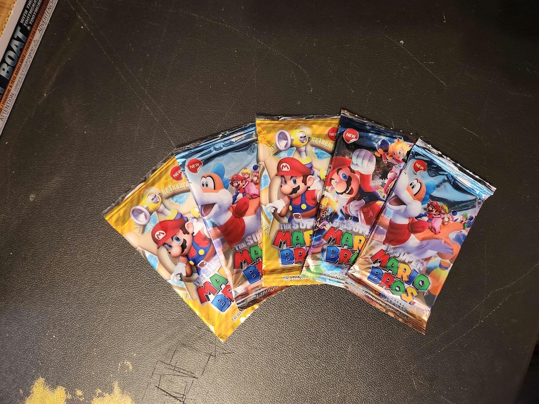 The Super Mario Bros Movie Trading Cards - Etsy