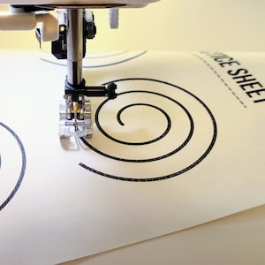 Sewing Practice Sheets - Sewing Machine Stitch Practice Pack of 10 ...