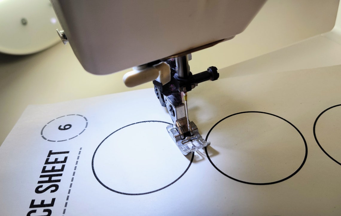 Sewing Machine Practice Sheets: Beginner Stitch Guide (PDF Download) - Etsy